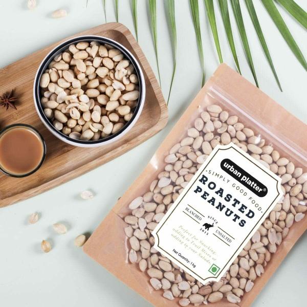 Urban Platter Roasted Unsalted Peanuts, 1Kg [Grade A Peanuts, Groundnut ...