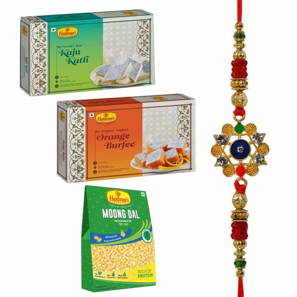 Haldiram's Nagpur Kaju Katli 250 gm, Orange Burfee 250Grams, Moong Dal ...