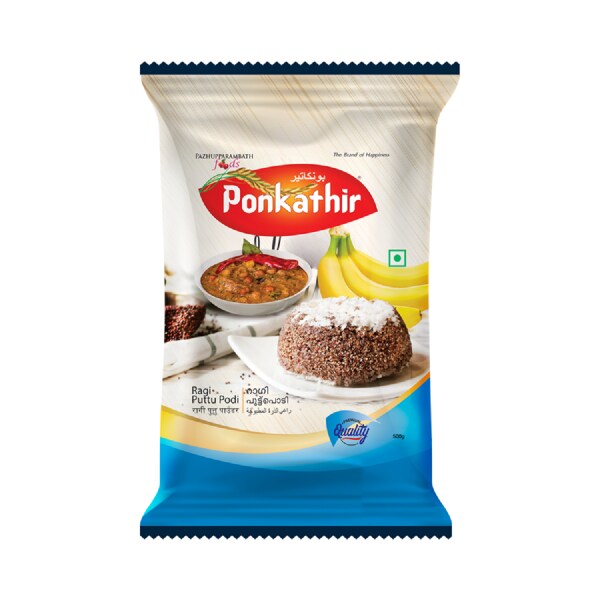Ponkathir Ragi Puttu Podi/Powder1.5Kg(500gx3Pkts)| Finger Millet Puttu ...