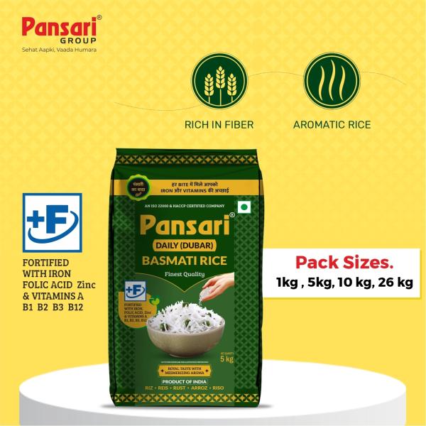 Pansari Daily Basmati Rice 26 kg - JioMart