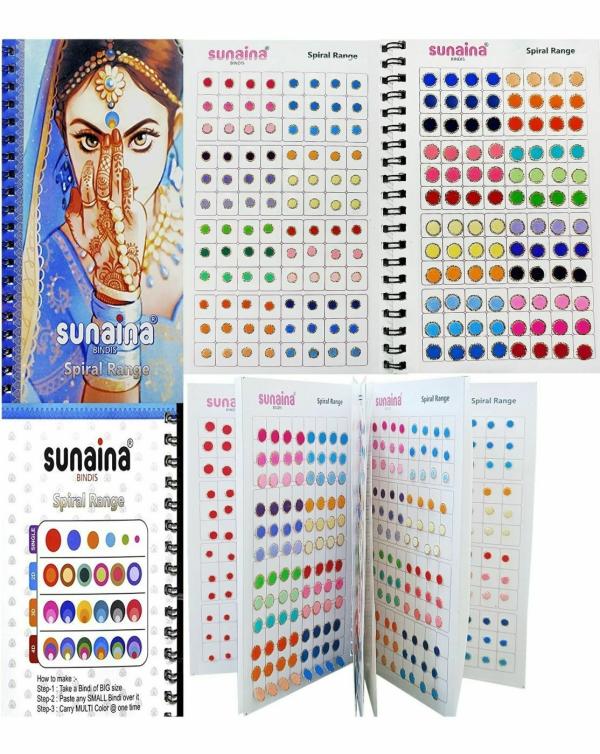 SUNAINA Spiral Glitter Outline Sketch Tikka Bindi - JioMart
