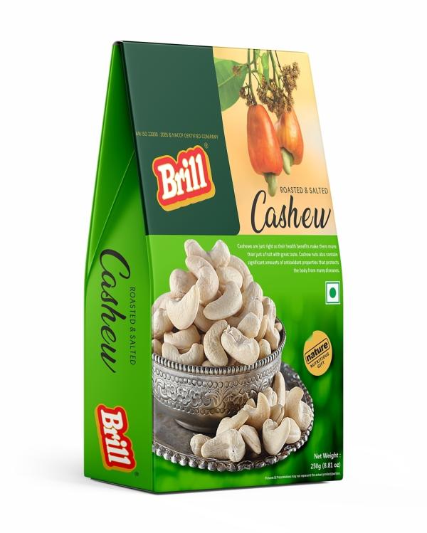 Brill Roasted & Salted Cashews 250 g - JioMart