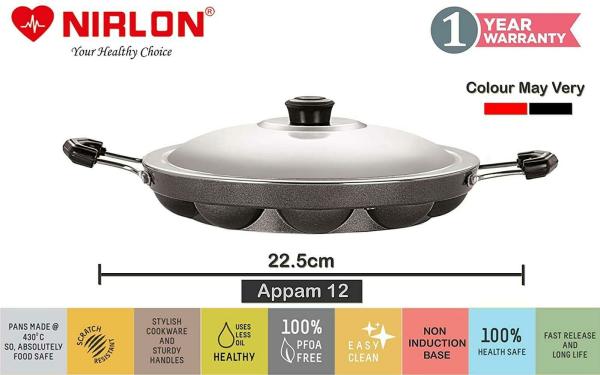 Nirlon 9 pcs of Non-stick Aluminium Kitchen Cookware Set - JioMart