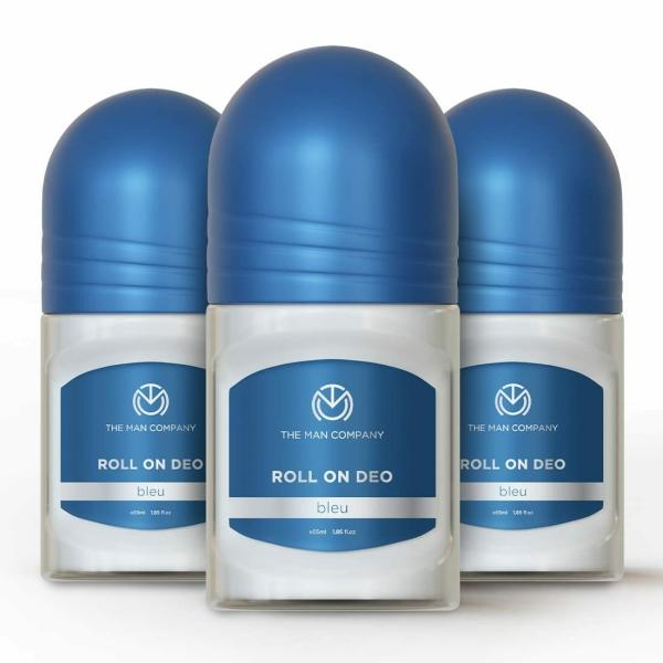 The Man Company Deodrant Roll on Combo Set for Men - Bleu | Premium Fragrance with 24-Hour ...