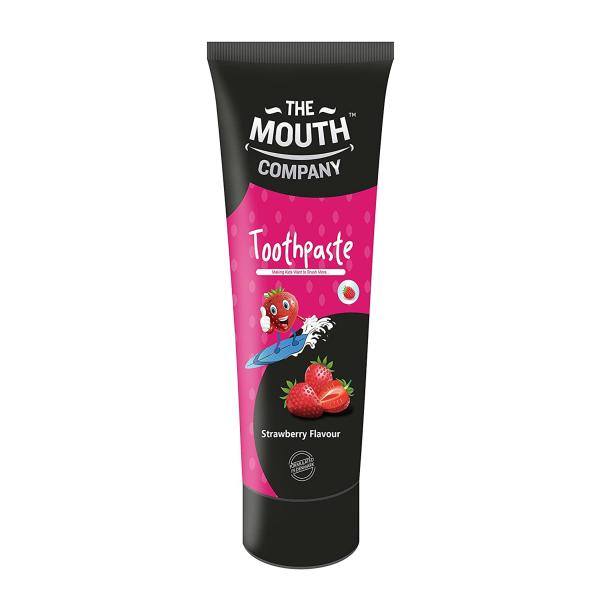 The Mouth Company Strawberry Flavour Toothpaste For Kids & Adults, No ...