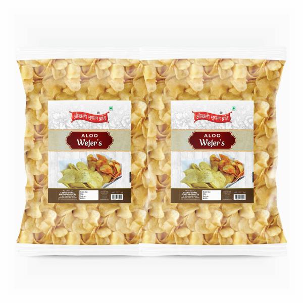 Salted Aloo Wafers | Aloo Chips | Potato Chips Tasty Yummy Snack ...