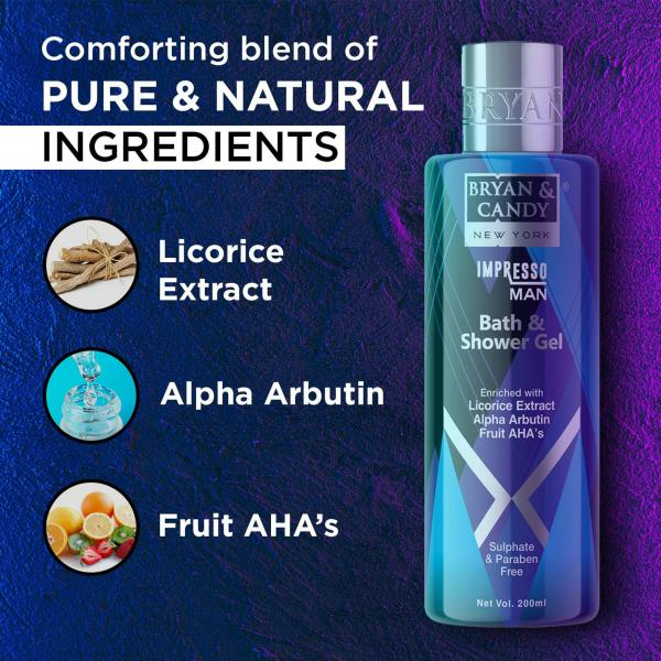 BRYAN & CANDY NEW YORK Shower Gel With Licorice Extract, Alpha Arbutin ...