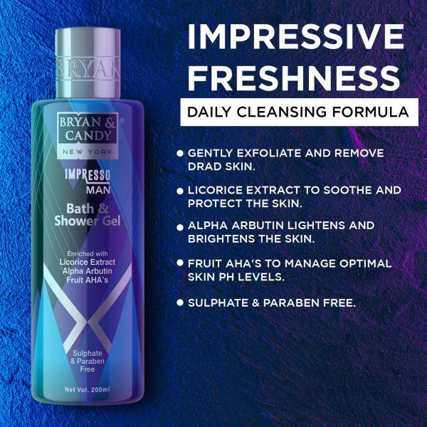 BRYAN & CANDY NEW YORK Shower Gel With Licorice Extract, Alpha Arbutin ...