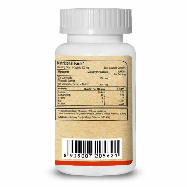 Pure Nutrition Curcumin+ Complete Turmeric Matrix Bioactive Curcumin ...