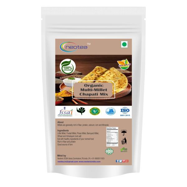 Neotea Organic Multi Millet Chapathi Mix, 500 G - JioMart