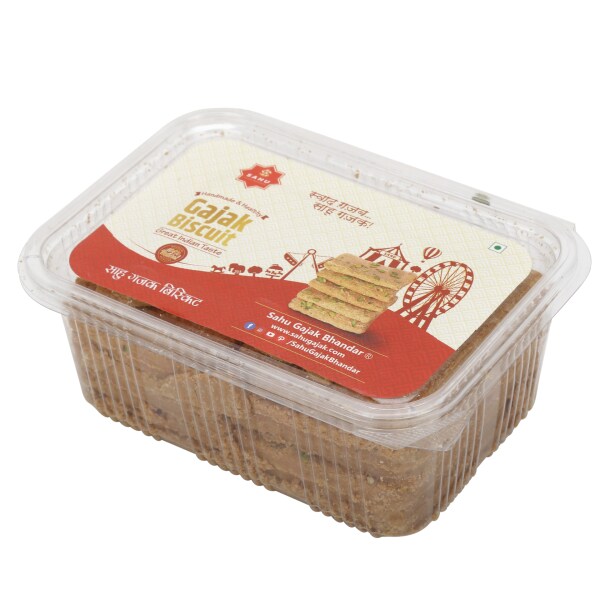 SAHU GAJAK BHANDAR Rajasthani Gazak 700g Jaggery Sesame Chikki | Snacks ...