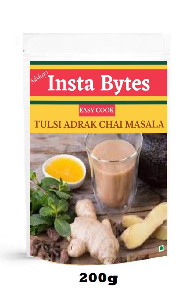 INSTA BYTES Tulsi Adrak Chai Masala Tea Masala Full of Aroma and great ...