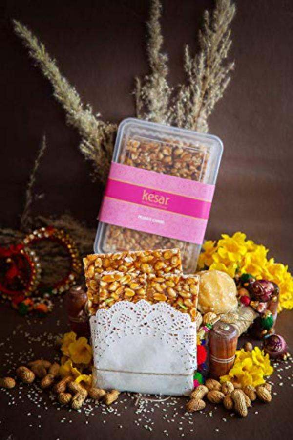 Kesar Sweets| Winter Season Special Peanut Chikki - 400gm - Gud Jaggery ...