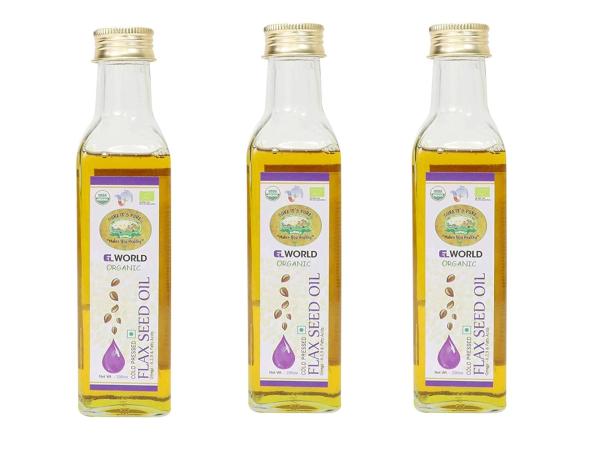 ELWORLD AGRO & ORGANIC FOOD PRODUCTS Flaxseed (Alsi/ Teesi) Oil- 200ml ...