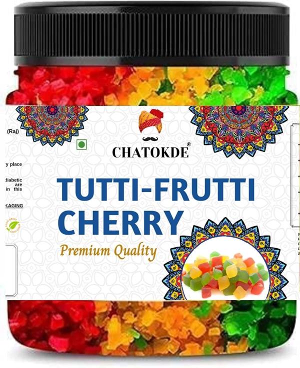 CHATOKDE Tutti Frutti-Cherries-Fresh Fruits, 400g[JAR Pack] - JioMart