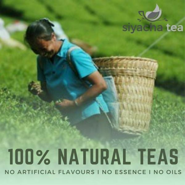 Siyacha Tea Assam Chai Patti 100 Grams Pouch Strong Loose Leaf Amgoorie ...