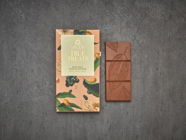 Smoor True Treats Milk chocolate with Richness of Fruit & Nuts Bars ...