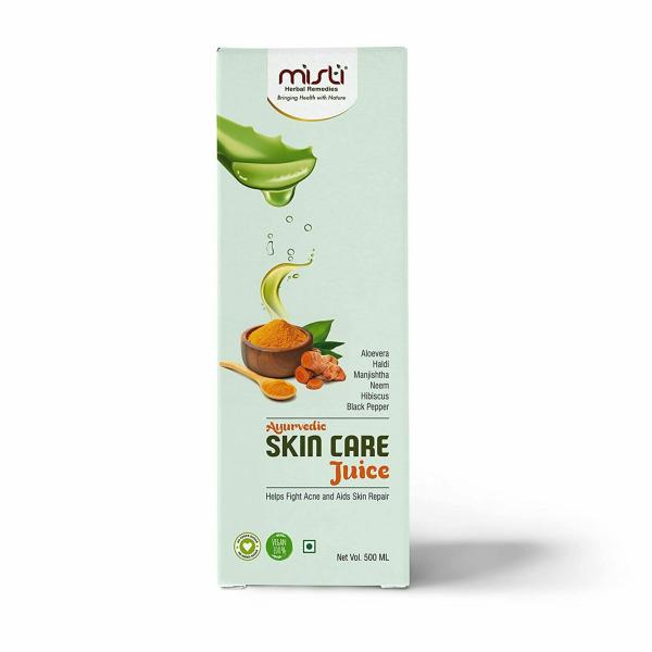 Misti Herbal's Ayurvedic Skin Care Juice | Helps Fight Acne, Aids Skin ...