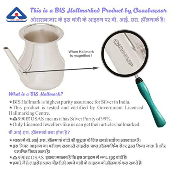 Osasbazaar Silver Kindi For Pooja/Festival - JioMart