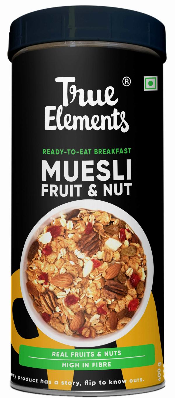 True Elements Fruit And Nut Muesli 400gm - JioMart