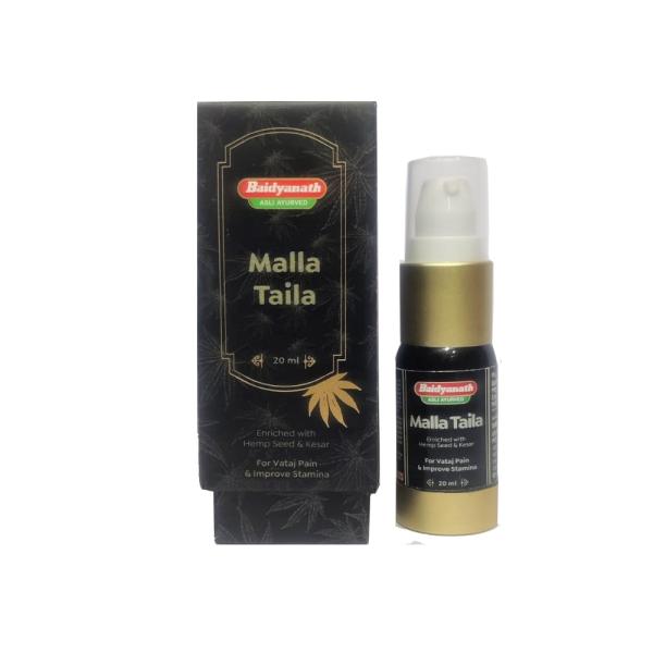 Baidyanath Jhansi Malla Taila 20ml, For Vataj Pain & Improve Stamina ...