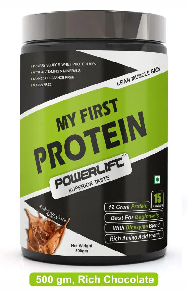 PowerLift My First Protein, Whey Protein With Multivitamin & Digezyme ...