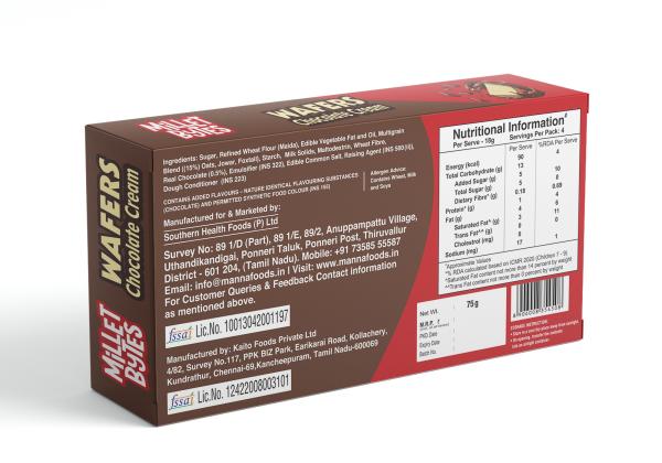 Manna Millet Bytes Multigrain Wafers with Millets | Treat Waffy of ...
