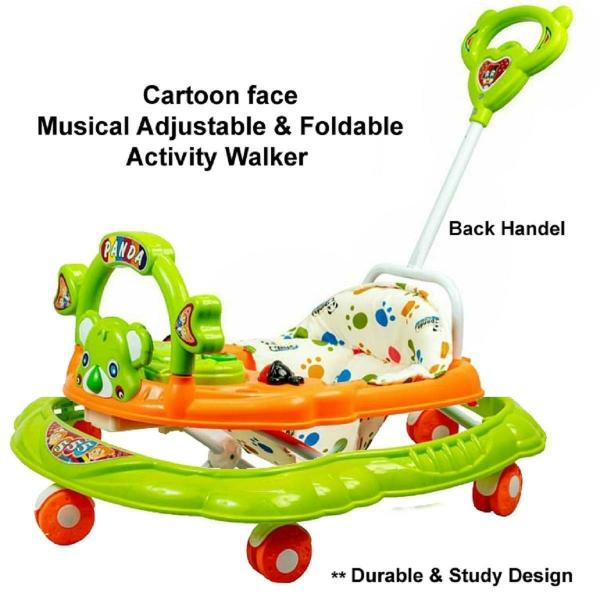 Awesome Play Kids Round Ultra Soft Seat Musical Walker with Adjustable ...