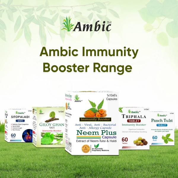 AMBIC Neem Plus Capsule- 60 Capsule I Natural Blood Purifier With ...