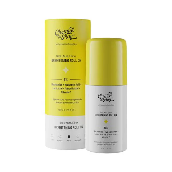 Chemist at Play Neck, Knee, Elbow BRIGHTENING ROLL ON | Brightens Skin ...
