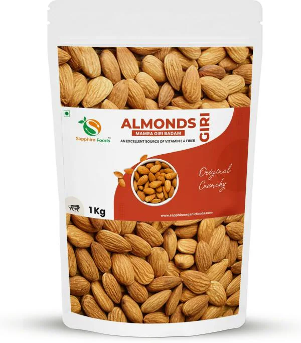 Sapphire Foods Mamra Badam Giri Almonds Badam 1 kg - JioMart