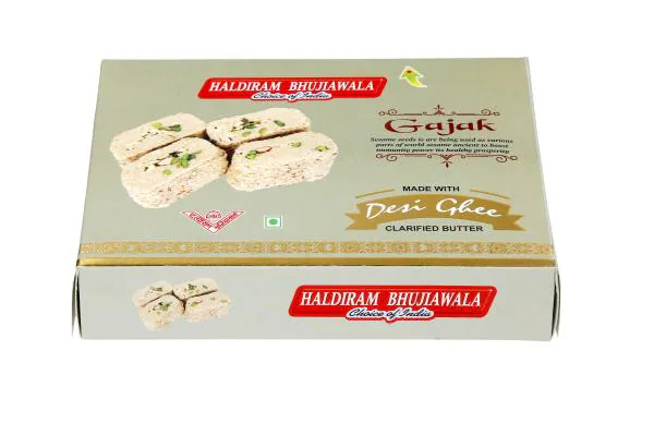 Haldiram Bhujiawala Gajak | Made with Pure Sesame | Tasty and Crunchy ...