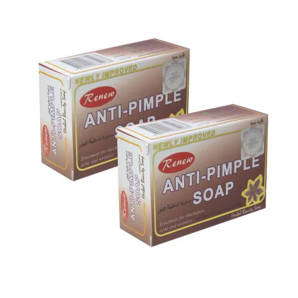 Queue Renew Anti Pimple Soap Treatment for Blackspots acne and Wrinkles ...