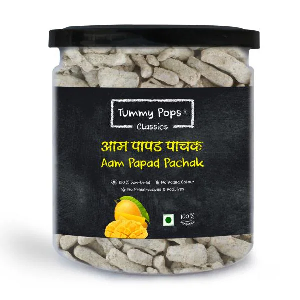Tummy Pops| Khatta Meetha Aam Papad Pachak Slice - 275 gm Jar After ...