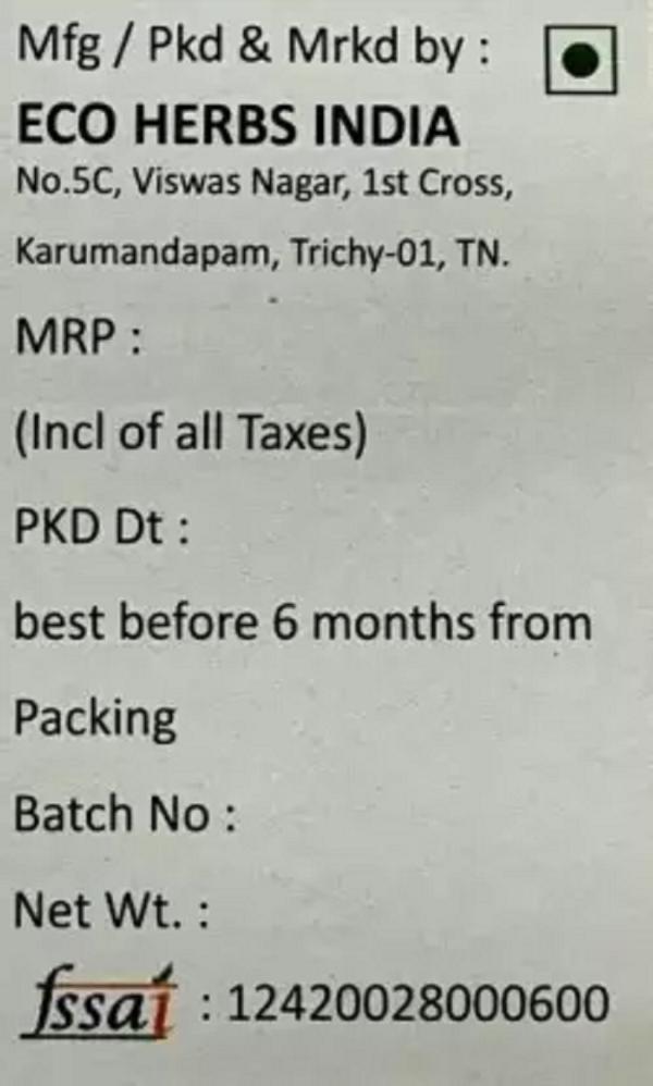 Eco Herbs Jeera Cumin Seeds Jeeragam 900 Gms - JioMart