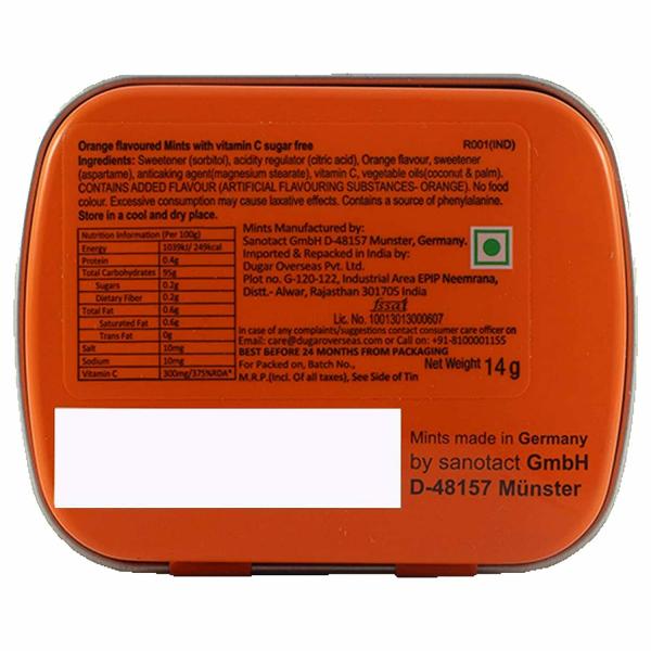 Impact Mints Sugar Free Orange Mints, 14g (Pack of 3) - JioMart