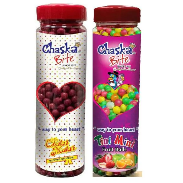 Chaska Bite Chatar Matar Khatti Meethi Candies 250g Gems Chocolate ...