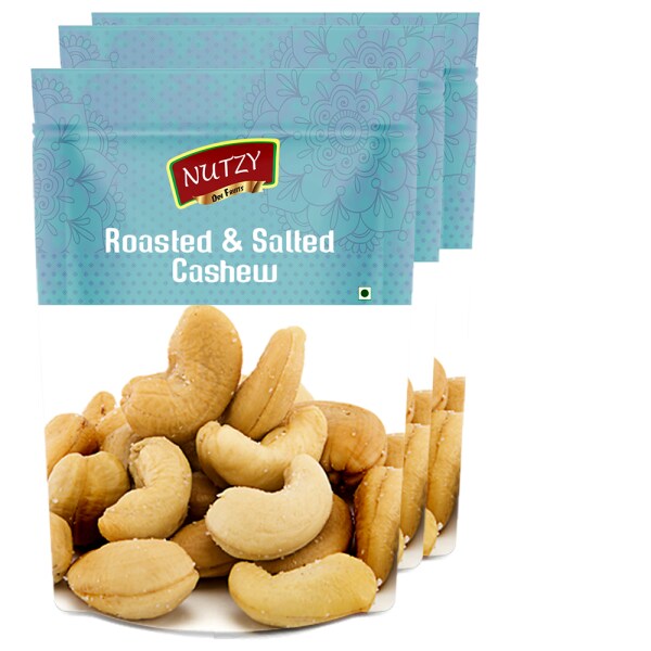 Nutzy Cashew Roasted 750g (3x250 g) - JioMart