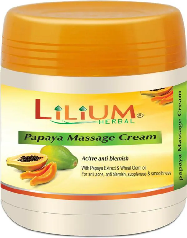 Lilium Herbal Papaya Cream, 500 Ml - JioMart