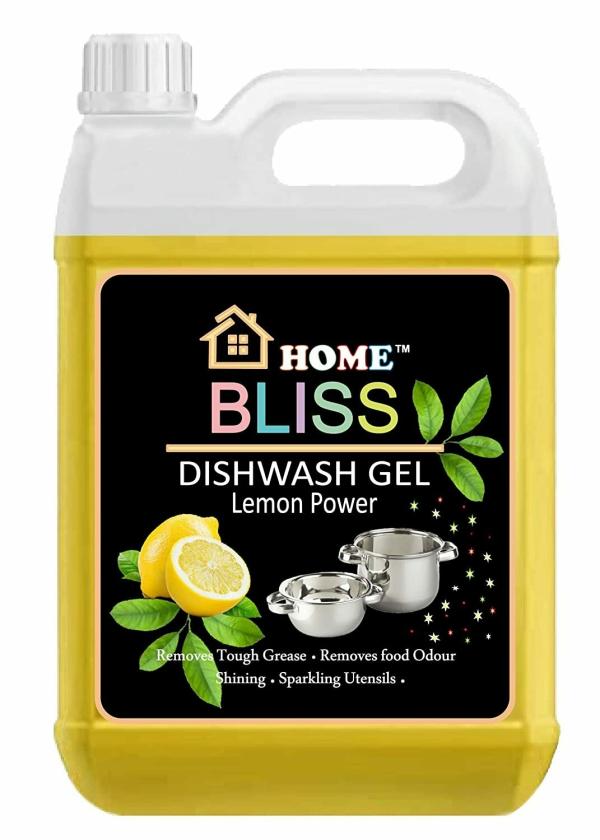 HOMEBLISS Dishwash LEMON (1 Jar 5 Lt) - JioMart