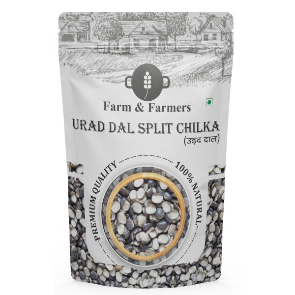 FARM & FARMERS 100% Natural Premium Quality Urad Daal Split (Chilka) - (2kg) - JioMart
