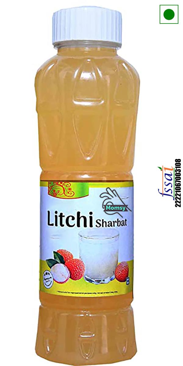 Momsy Premium Litchi Fruit Syrup | Gluten free | Zero cholesterol & 100 ...
