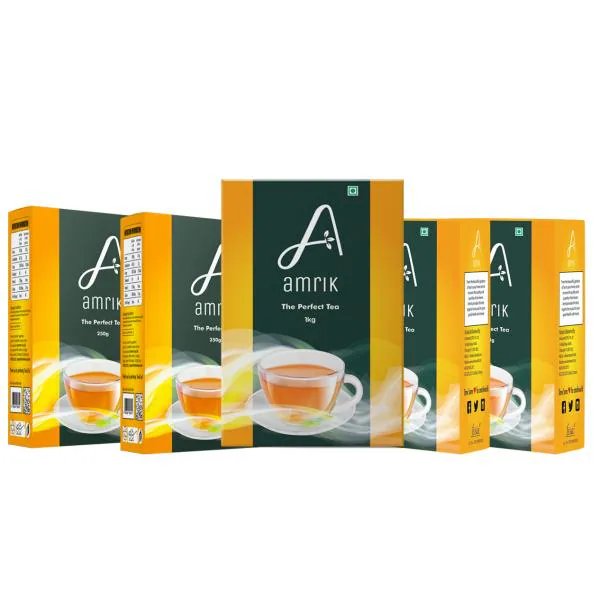 Amrik Premium tea with aromatic long leaves | Pack of 5 | 1.25 kg - JioMart