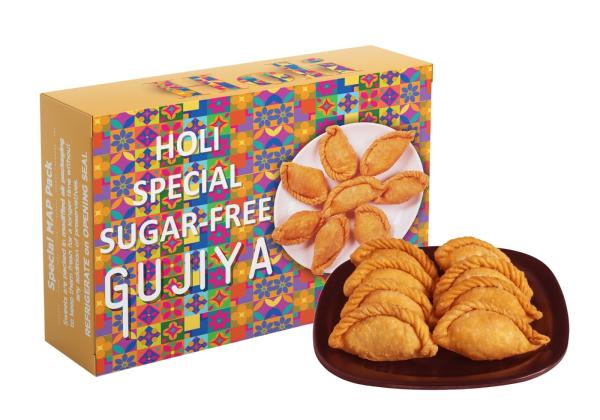 Delight Foods Holi Special Sugar Free Gujiya -Holi Gift Box, Indian ...