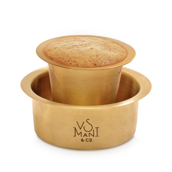 VS Mani & Co Brass Dawara Tumbler| Dabara|Tumbler for Serving Filter ...