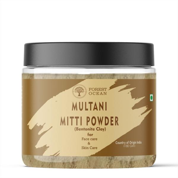 Forest Ocean Multani Mitti Powder For Deep Facial Cleansing Lightens ...