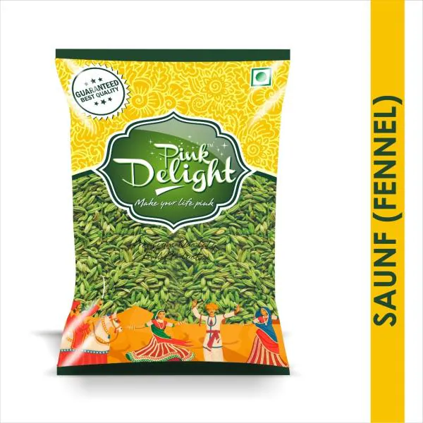 Pink Delight Cooking Saunf | Fennel Seeds | Moti Saunf | 1 Kg Pack ...