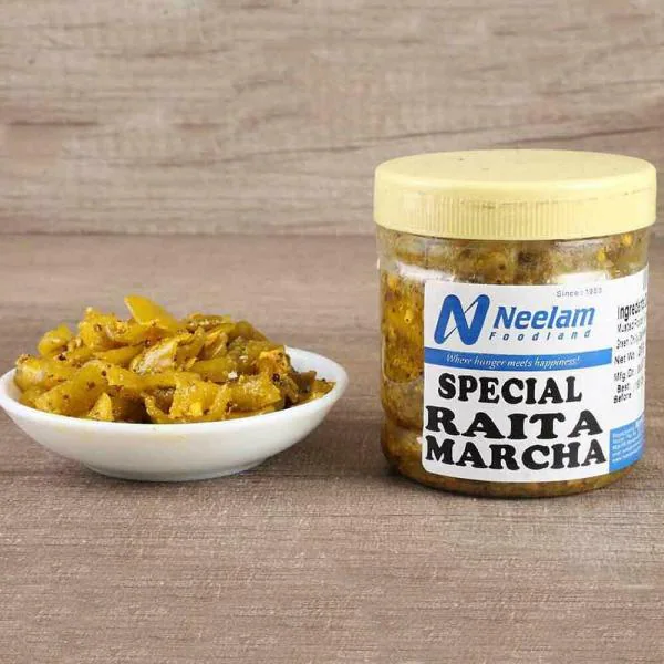 Neelam Foodland Special Raita Marcha Pickle, 250G - JioMart