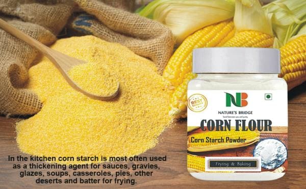 Nature's Bridge Cornflour Powder | Cornflour | Corn Starch for Cooking ...