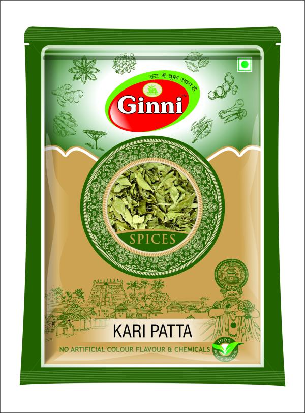 Ginni Pure & Fresh Curry Leaves/Kari Patta - 450gms (9 x 50g) - JioMart